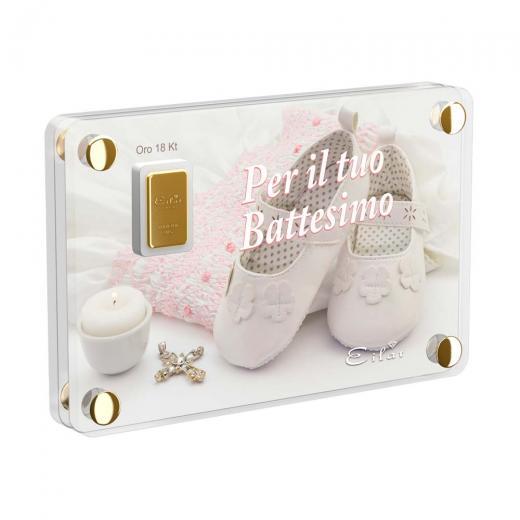 Regalo Diamante per Battesimo | Lingotto D'Oro Battesimo | Blister ...